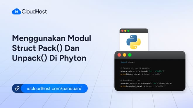 Cara Menggunakan Modul Struct Pack() dan Unpack() di Python - IDCloudHost