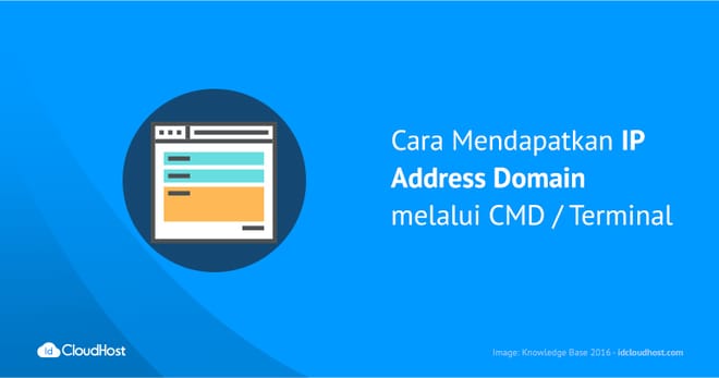 Cara Mendapatkan IP Address Domain melalui CMD / Terminal