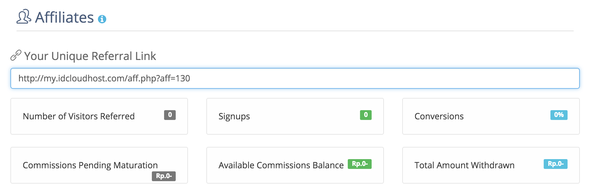 Affiliate Web Hosting Program - IDCloudHost