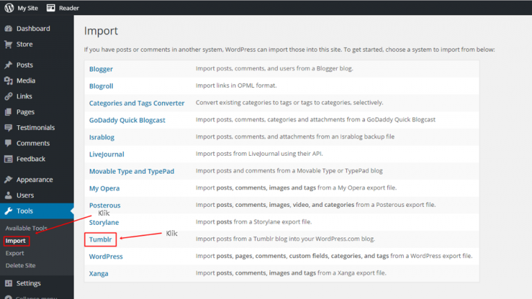 Cara Migrasi Blog Dari Tumblr ke Wordpress - IDCloudHost Cara Migrasi Blog Dari Tumblr ke Wordpress - IDCloudHost