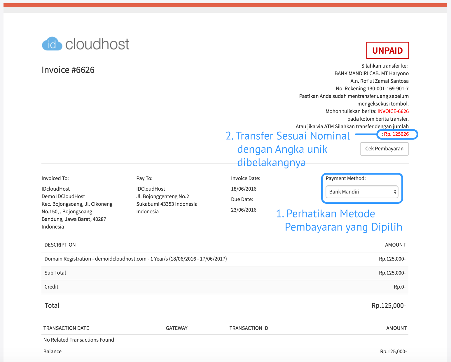 Cara Order Layanan Domain | IDCloudHost