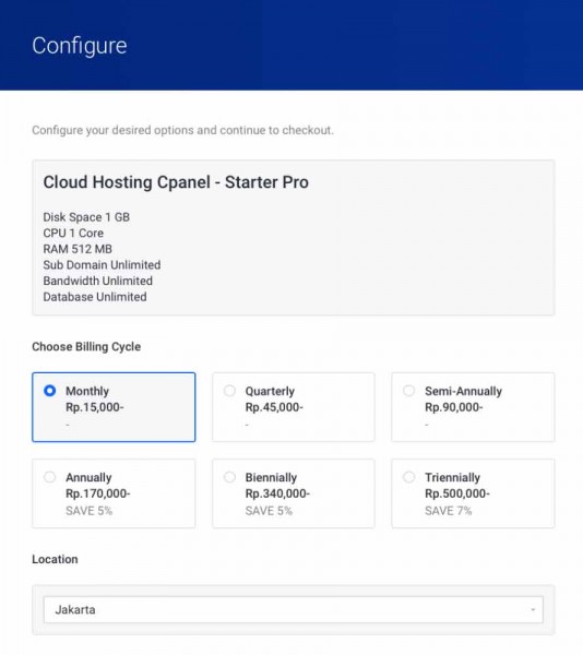 Cara Order Layanan Hosting - IDCloudHost