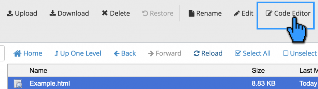 Cara Menggunakan Code Editor File Manager - IDCloudHost