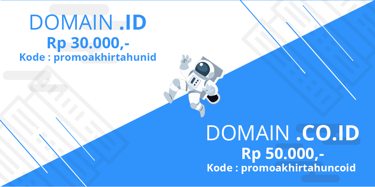 Domain ID dan CO.ID Super Murah - Promo Akhir Tahun - IDCloudHost