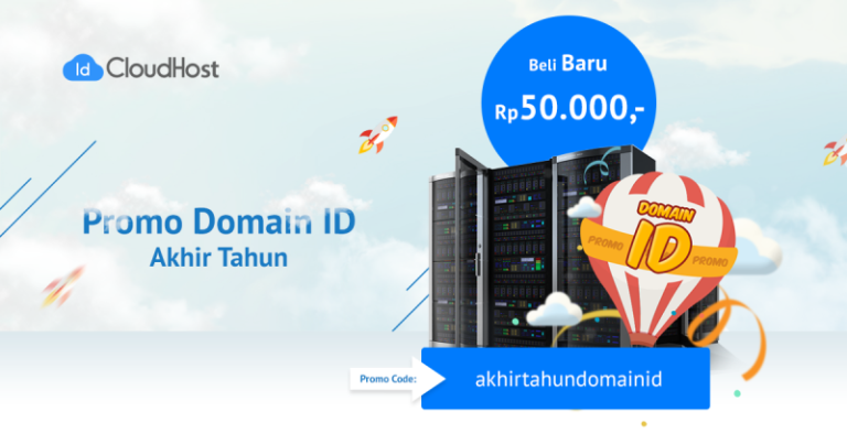 Promo Akhir Tahun - Domain ID dan Hosting - IDCloudHost