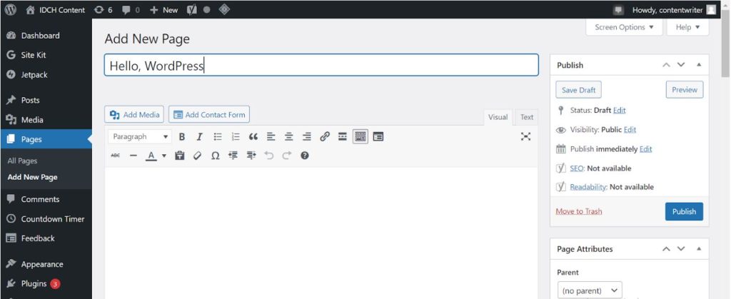 Membuat dan Mengelola Halaman di Wordpress - IDCloudHost