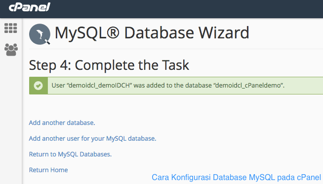 Cara Konfigurasi Database MySQL pada cPanel - IDCloudHost