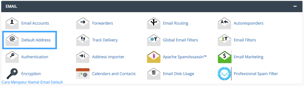 Cara Mengatur Alamat Email Default pada cPanel - IDCloudHost