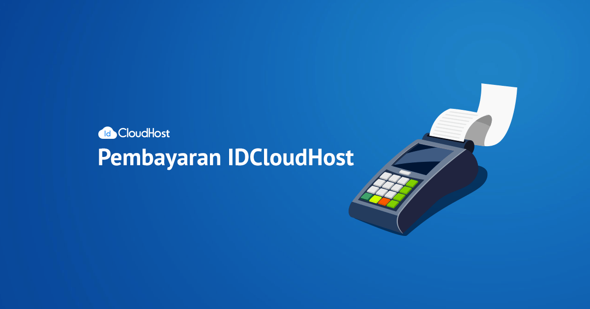 Halaman Konfirmasi Pembayaran Layanan di IDCloudHost