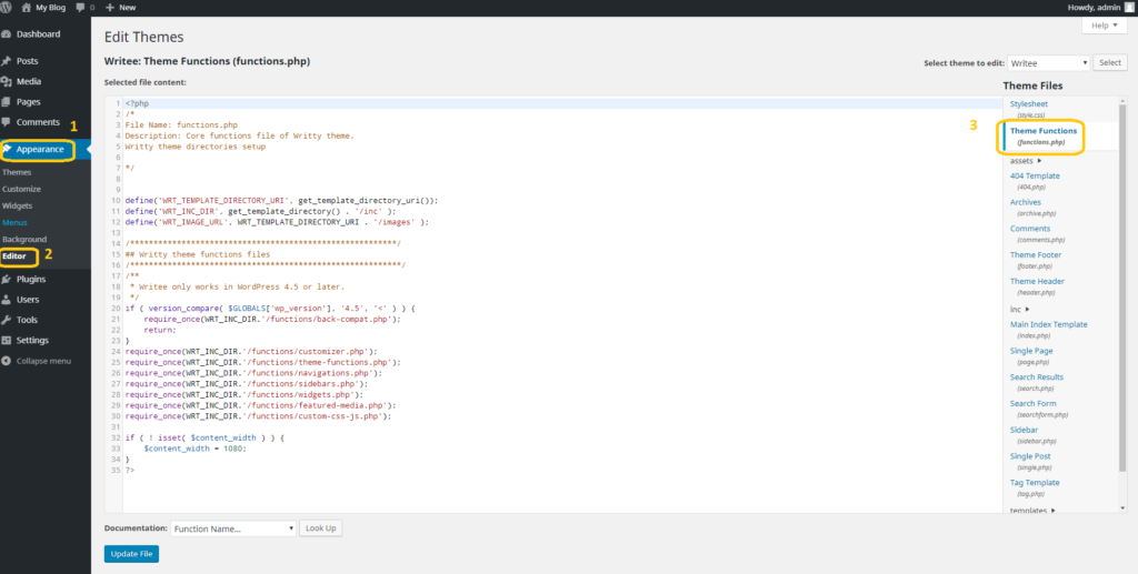 Tutorial Mengedit Di Wordpress Functionsphp Idcloudhost