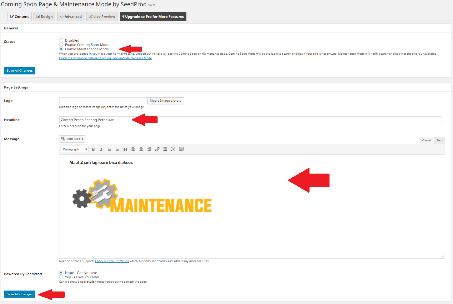 Cara Membuat Pesan Maintenance di WordPress - IDCloudHost