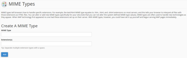 Mengenal MIME Types di cPanel - IDCloudHost