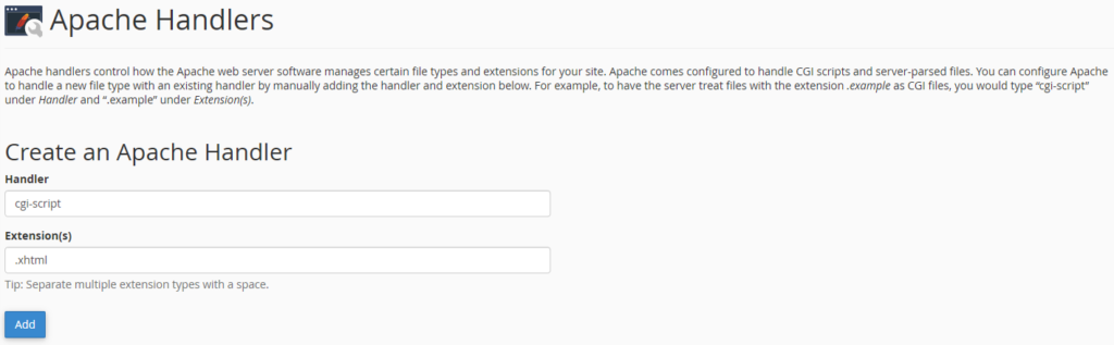 Mengenal Apache Handler di cPanel - IDCloudHost