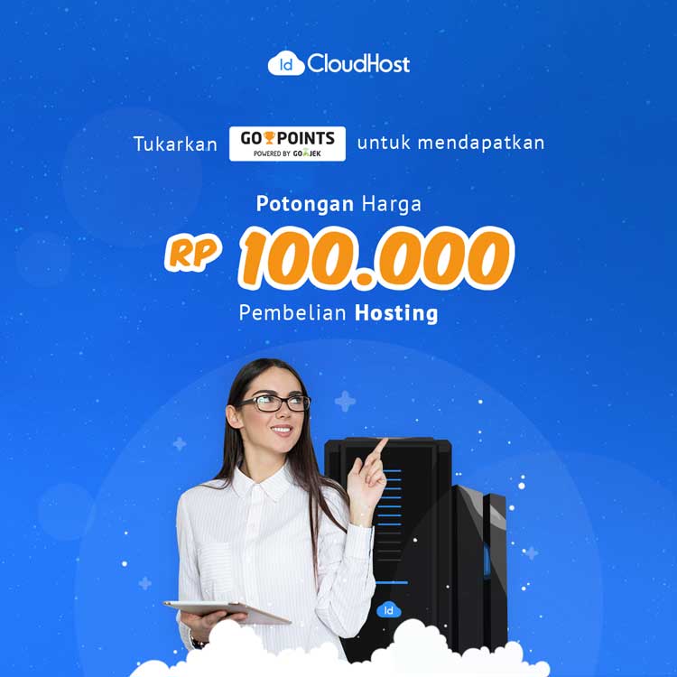 Tukarkan Poin Go-Points, dapatkan Promo Domain dan Hosting di IDCloudhost
