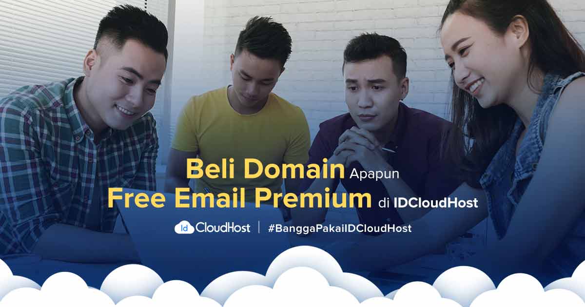 Promo Domain + GRATIS Email Premium - IDCloudHost