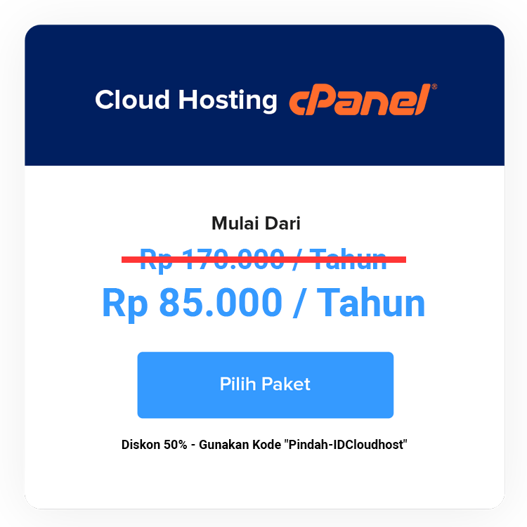 Layanan Pindah Hosting - Gratis Pemindahan & Diskon 50% | IDCloudHost