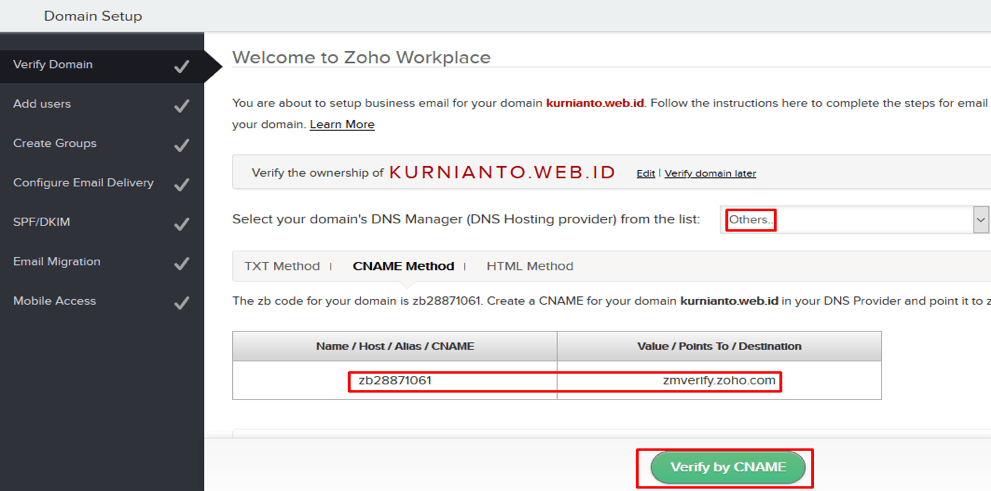 Membuat Email Domain Sendiri dengan Zoho Mail - IDCloudHost