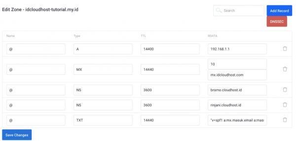 Mengarahkan Domain ke Server (VPS/Dedicated Server)
