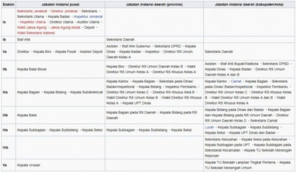 Mengenal Jenis-jenis Pangkat, Golongan & Ruang Dalam PNS di Indonesia ...