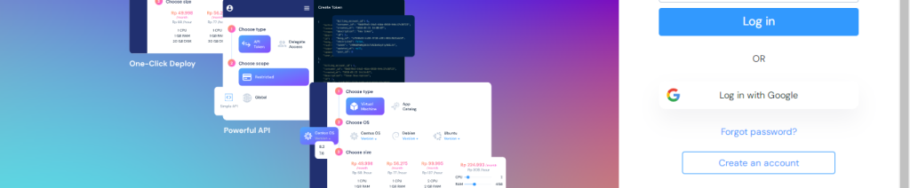 Cara Daftar dan Login Layanan Cloud VPS - IDCloudHost