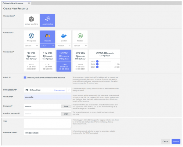 Cara Install LMS Moodle di Private Cloud (Server VPS) IDCloudhost ...