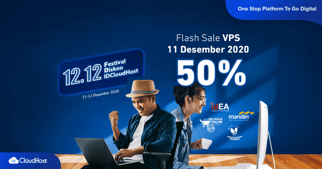 Promo VPS Diskon 50% - #1212FestivalDiskonIDCloudHost - IDCloudHost