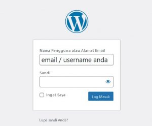 Cara Login di Halaman Admin atau Dashboard Wordpress - IDCloudHost
