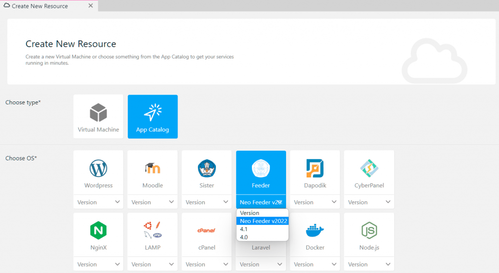 Tutorial Instal Neo Feeder 2022 di Cloud VPS IDCloudHost - IDCloudHost