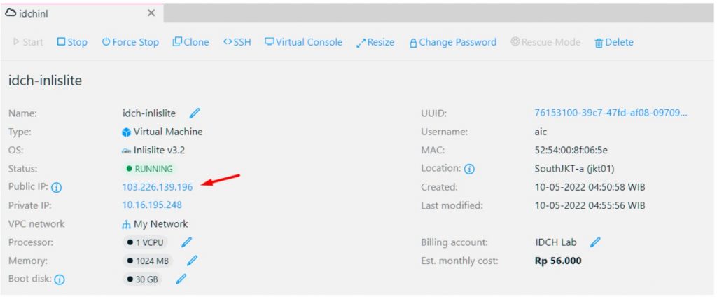 Panduan Instalasi INLISLite di Cloud VPS IDCloudHost - IDCloudHost