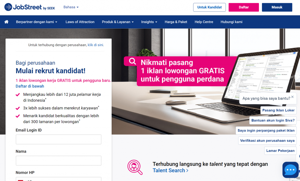 5+ Situs Lowongan Kerja Terbaik 2022 - IDCloudHost