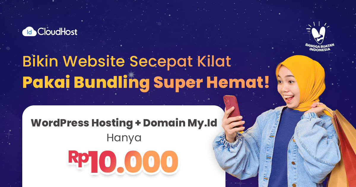 Promo Bundling Domain MY.ID dan Wordpress Hosting - IDCloudHost