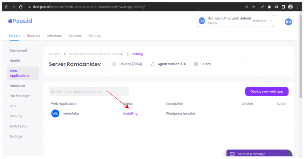 Cara Menghubungkan VM Awan IDCloudHost ke Control Panel VPS Paas.id ...