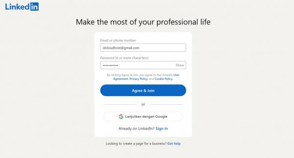 Cara Membuat Linkedin dengan Mudah 2023 - IDCloudHost