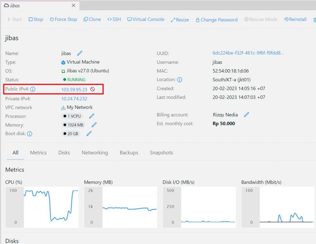 Cara Install JIBAS di Cloud VPS IDCloudHost - IDCloudHost