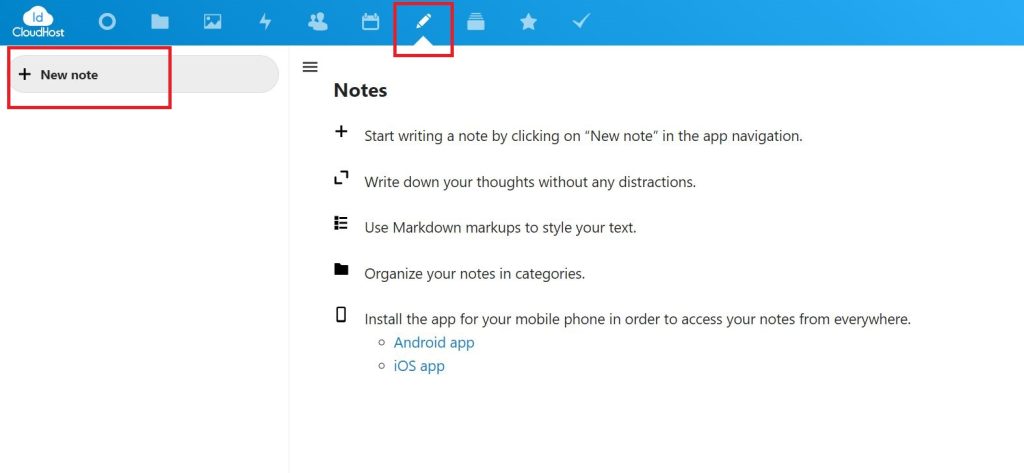 Cara Menggunakan Aplikasi Notes di Nextcloud - IDCloudHost