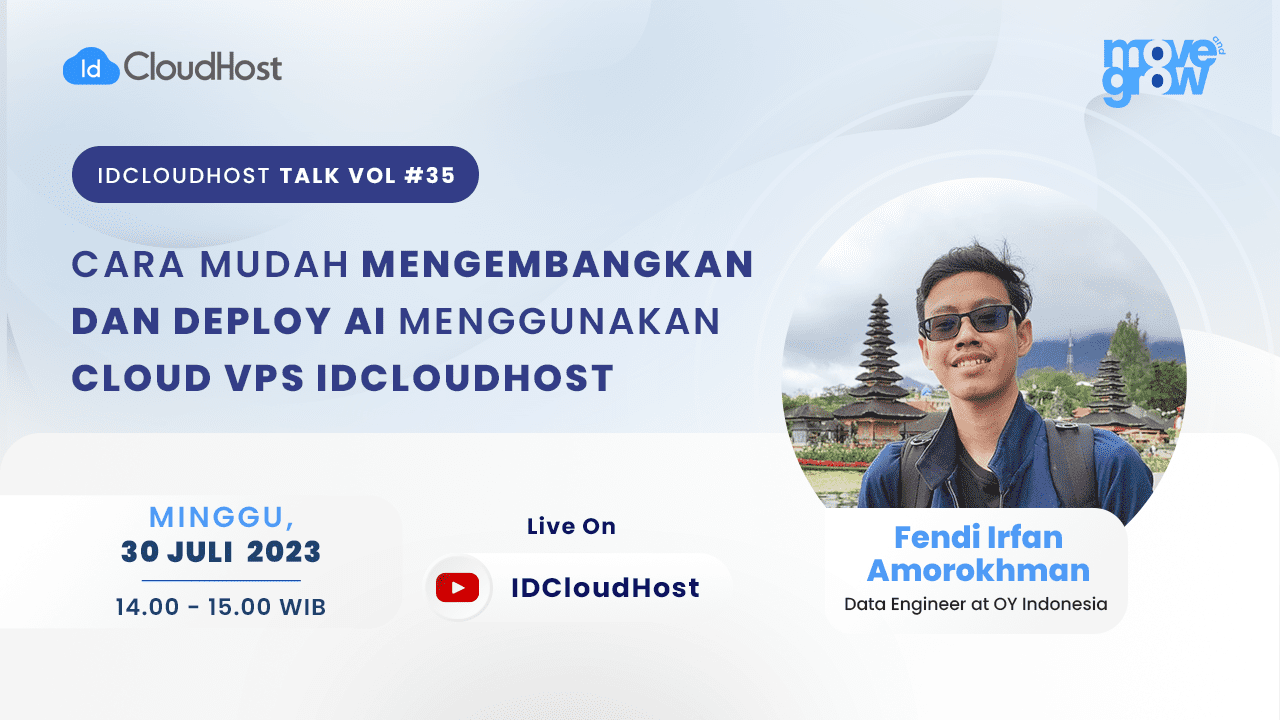 Cara Mudah Mengembangkan dan Deploy AI Menggunakan Cloud VPS IDCloudHost #IDCH Talk Vol.35 ...