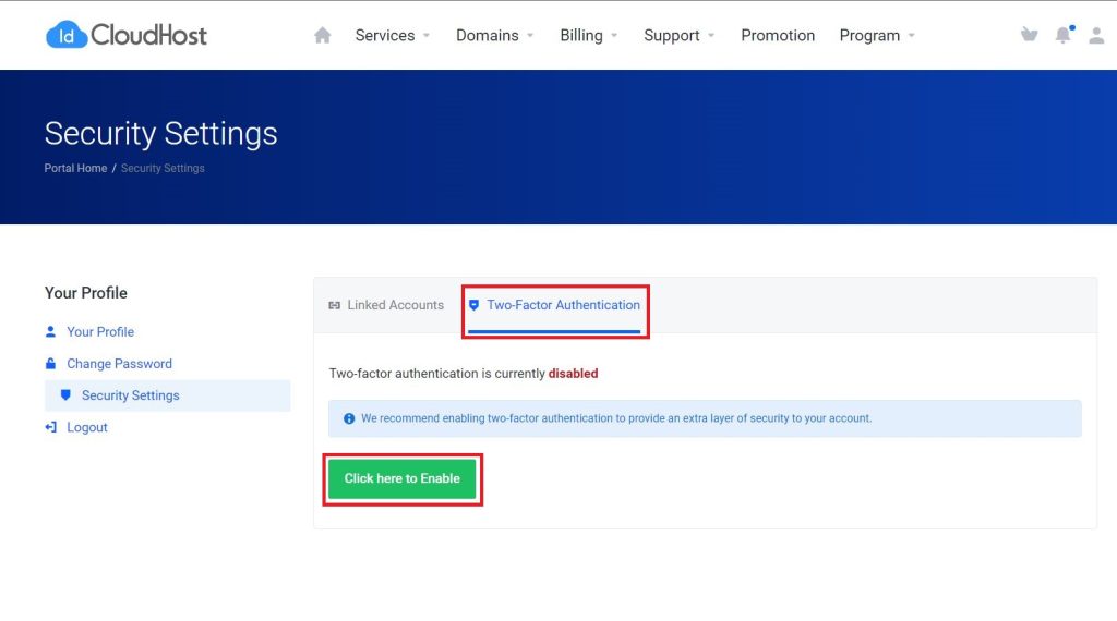 Cara Mengaktifkan Two-Factor Authentication (2FA) pada Akun Client Area ...