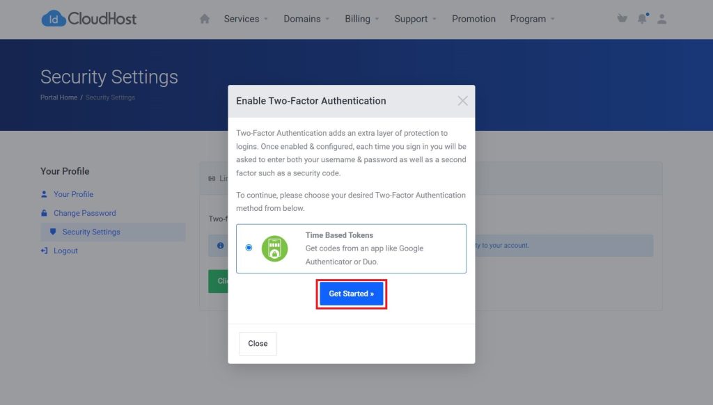 Cara Mengaktifkan Two-Factor Authentication (2FA) pada Akun Client Area ...