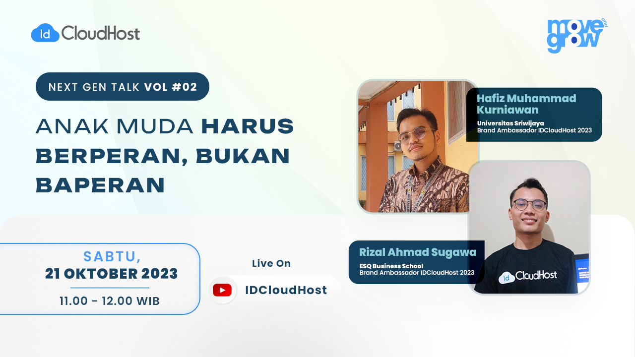 Next Gen Talk Vol. 02 – Anak Muda Harus Berperan, Bukan Baperan ...