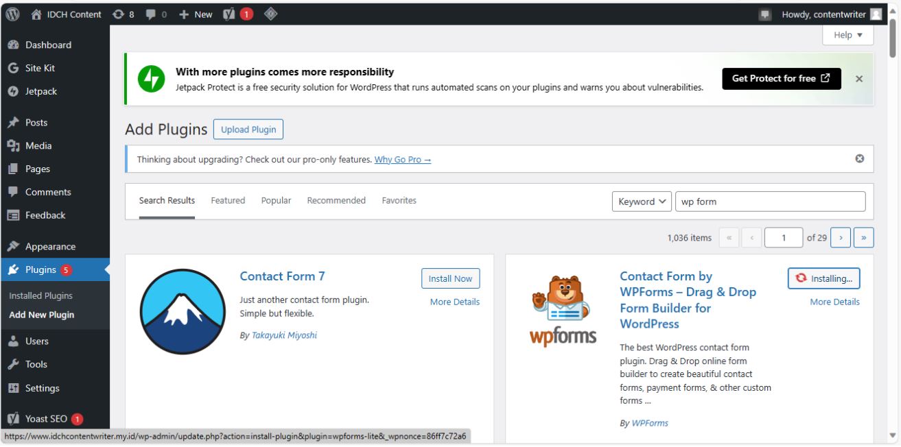 Cara Custom Form di WordPress - IDCloudHost