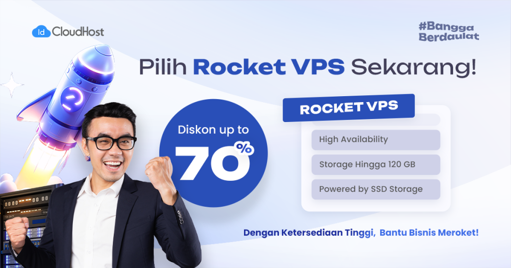 Promo Rocket VPS - IDCloudHost