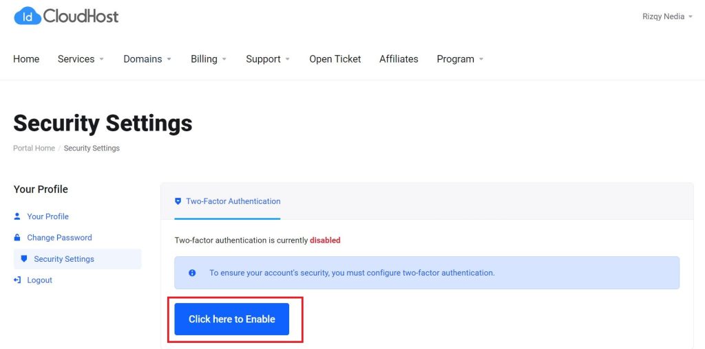 Cara Mengaktifkan Two-Factor Authentication (2FA) Email pada Client ...
